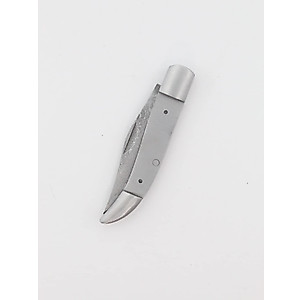 San Mai Damascus Folding Pocket Knife Blanks - Hunting - Fishing - Camping - Outdoors - Custom (SC53)