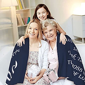 BLOOM SOMEWHERE to My Godfather from Godchild Christian Gifts for Godfather Proposal Gift for Easter Day Thanksgiving Day ChristmasBed Flannel Fleece Plush Blankets,50x60in