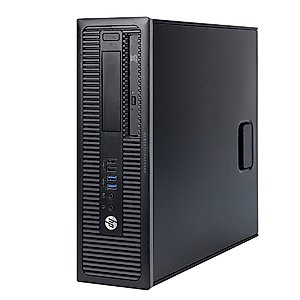 HP Desktop Computer 600 G1 ProDesk Small Form Factor SFF PC, Intel Quad Core i5 up to 3.60GHz,8GB Ram 500GB Hard Drive,WiFi,DVD,DP VGA Port,New Keyboard & Mouse Included, Windows 10 Pro (Renewed)