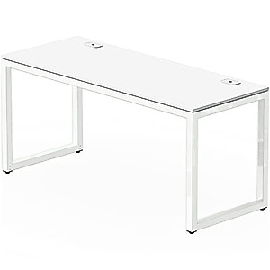 SHW Artwork Solo Desk, White