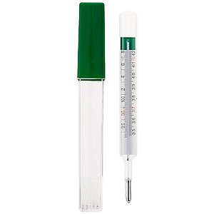 Geratherm Mercury Free Oral Glass Thermometer, 1 Count (Pack of 1)