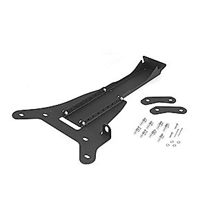 Rugged Ridge 11546.23 Third Brake Light Extension Kit; 07-18 Jeep Wrangler JK, Black, 25 Inch