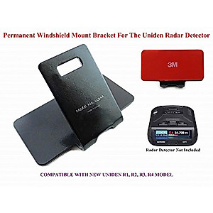 U3M Improved Permanent Windshield Mount for Many Uniden Radar Detectors