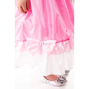 Little Adventures Cinderella Ball Gown Dress up Costume (Large Age 5-7) - Machine Washable Child Pretend Play and Party Dress with No Glitter