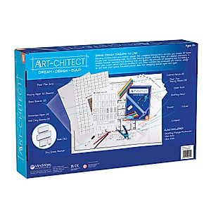 MindWare Art-chitect Home Model Building for Kids – 3D Architectural Design Kit for Kids Ages 8 and Up – Learn The Basics of Architecture As You Design Start to Finish