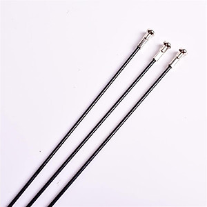 QIYUANMENGYI Bicycle Spokes 16Pcs Bike Bicycle High-Carbon Steel Spokes and Nipples 251/253/255/257/259/261/263/265/267/269 MM (Color : 269mm)