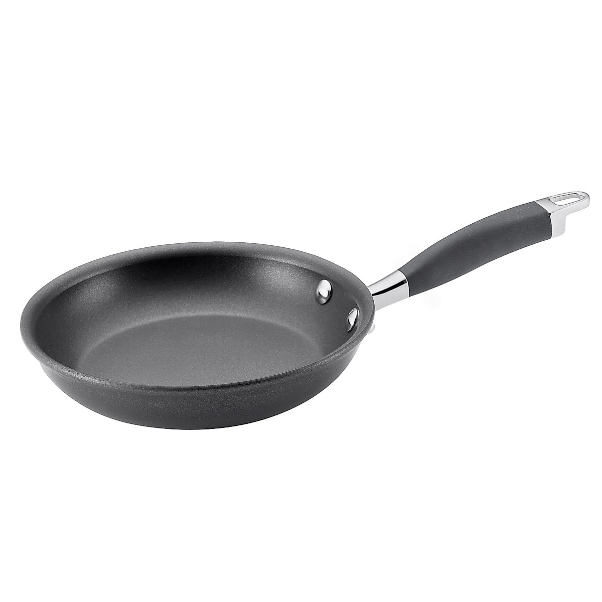 Anolon Advanced Hard Anodized Nonstick 8 Inch Skillet, Gray, Oven Safe, Non-Stick