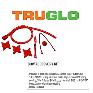 TRUGLO Bow Accessory Kit Red