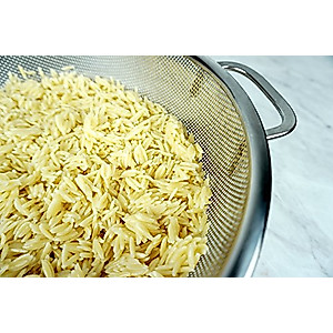 RSVP International International Endurance Stainless Steel Precision Pierced Colander, 5-Quart (Punch-5)