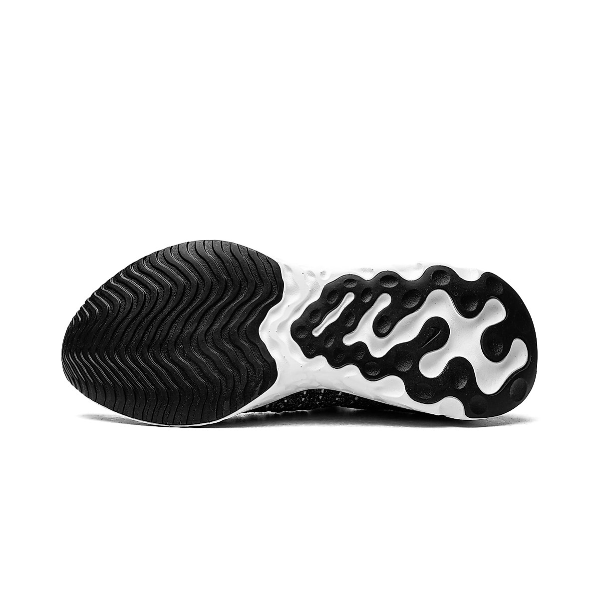 Nike Mens React Phantom Run Flyknit CJ0277 003 - Size 11 Black/White