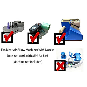 VIECAM Air Pillow Cushion Film Roll for Bubble Wrap Packaging 3000pc 984ft x 4" x 8" (300m x 10cm x 20cm) | 2 Pack