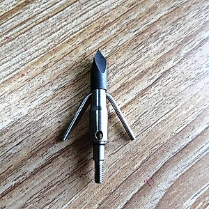 Fishing Arrow Heads Points Bowfishing Broadheads Bow Fish Tips 225 Grain Removeable Head Archery Hunting Screw Tips for Compound Bow,Crossbow and Recurve Bow (12pcs)