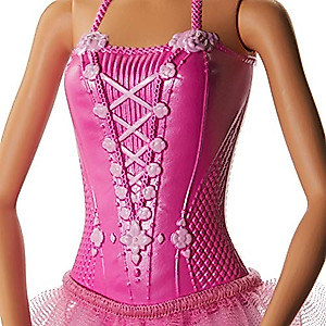 Barbie Ballerina Doll with Ballerina Outfit, Tutu, Sculpted Toe Shoes and Ballet-posed Arms for Ages 3 and Up
