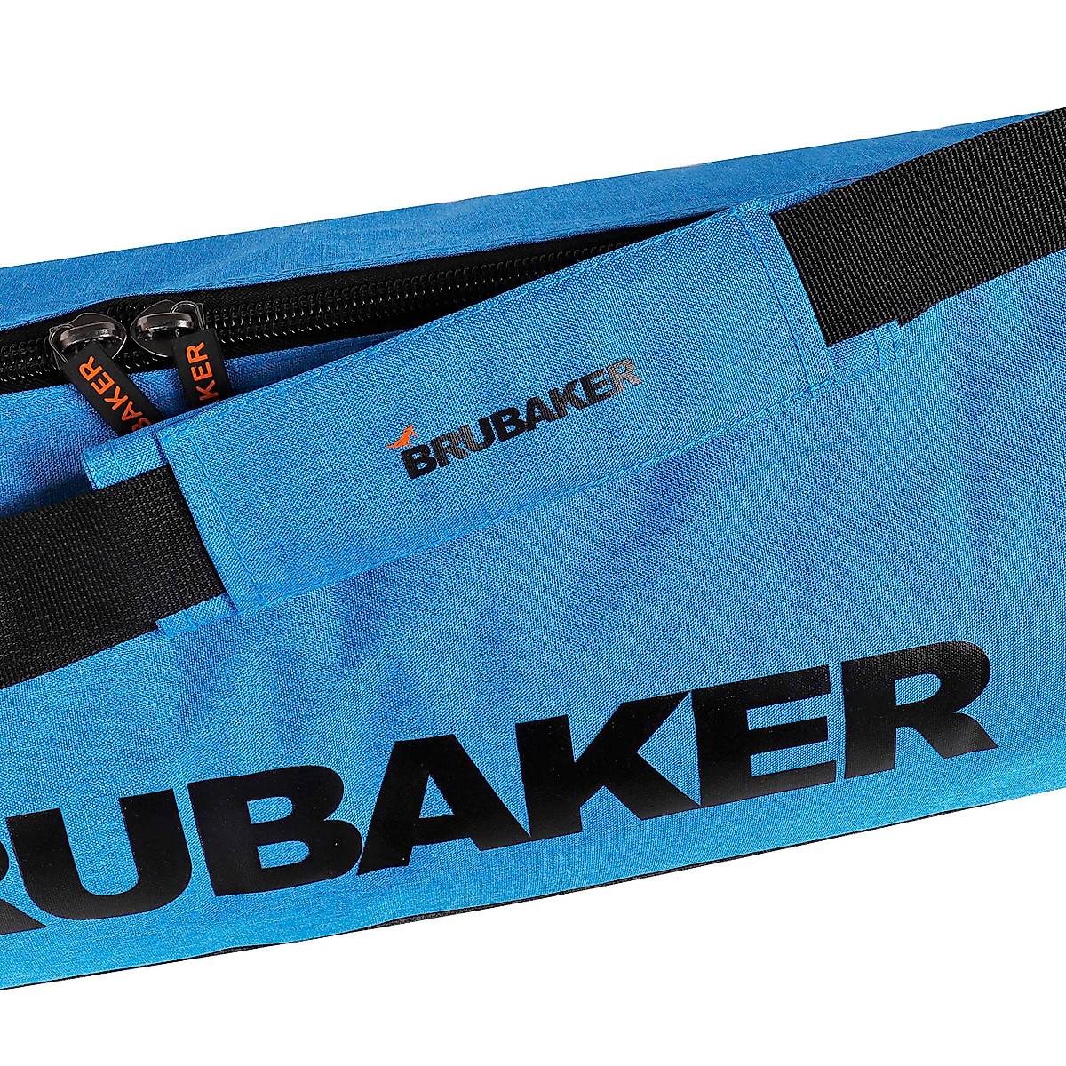 BRUBAKER Carver Performance Ski Bag for 1 Pair of Skis and Poles - Blue Black - 74 3/4 Inches / 190 Cm