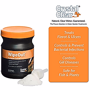 CrystalClear Wipeout Bacterial Control - 8 oz Treats Up to 4,800 Gallons