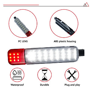 GZZTORES 4PCS Led Doors Panel Light Interior Courtesy Lights Compatible with Chevy Silverado GMC C/K,Sierra 1500 2500 3500, Suburban, Avalanche, Hum-mer H2 Yukon