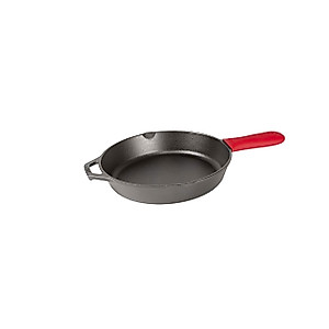 Lodge Cast Iron Skillet with Handle Holder and Pan Scrapers, 10.25-Inch