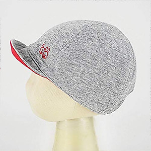 Keepersheep Baby Reversible Baseball Cap Infant Sun Hat, Shell Embroidery Cotton (Gray-New Size, 6-12 Months)