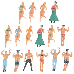 Ipetboom 16Pcs Glass Markers, Wine Glass Figure Charms Anime Figurines Doll Toy Wine Bottle Marker Cup Hanging Ornament Identify Label for Champagne Drink Markers