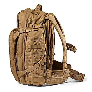 5.11 Tactical Backpack – Rush 72 2.0 – Military Molle Pack, CCW and Laptop Compartment, 55 Liter, Large, Style 56565, Kangaroo