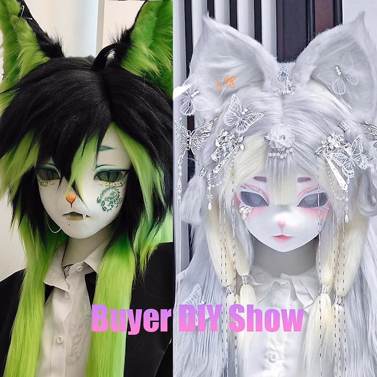 BOYYOEE 10PCS Fursuit Eye Mesh to Paint,11.8x7.87inch White Blank PVC Eye Mesh for Therian Mask 0.26mm Thick Waterproof Printable Mesh for Furries Cosplay,Sculptures, Props, Fursuits, Craft Making