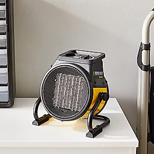 Dura Heat EUH1465 Electric Forced Air Heater with Pivoting Base 5,120 BTU, Yellow