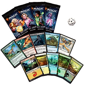 Magic: The Gathering Gift Pack 2018 | 4 Booster Packs | 5 Rare Creature Cards | 5 Foil Land Cards