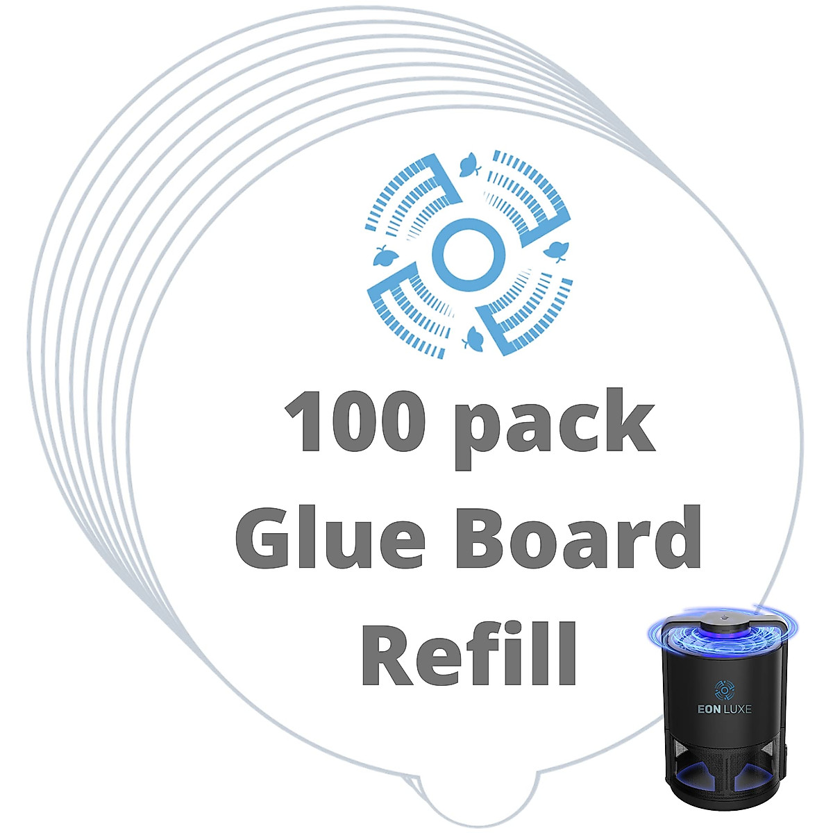 Refill Glue Boards - Fits Katchy, Fenun, Toloco, and Other Bug Trap Models (100)