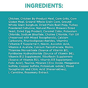 IAMS PROACTIVE HEALTH Adult Indoor Weight Control & Hairball Care Dry Cat Food with Chicken & Turkey Cat Kibble, 7 lb. Bag