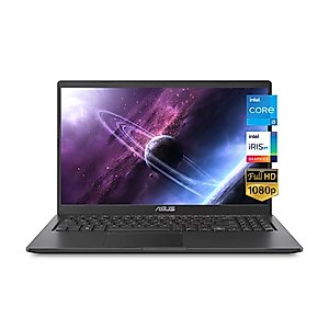 ASUS Vivobook 15 Laptop, 15.6" FHD (1920 * 1080) Display, Intel Core i5-1135G7 Processor, 20GB RAM, 512GB PCIe SSD, USB Type-C, HDMI, Wi-Fi, Bluetooth, Windows 11 Home, Indie Black, F1500