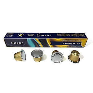 Nuage Coffee Espresso Capsules Original Line, 50 Pods Variety Pack, Aluminum Coffee Capsules Compatible with Nespresso OriginalLine Machines NOT VERTUO COMPATIBLE