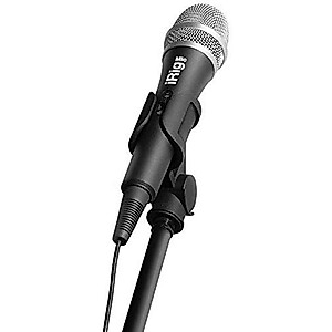 IK Multimedia iRig Mic Handheld Condenser Microphone for Mobile Devices, Metal Housing, 3.5mm Jack for iPhone, iPad, iPod Touch, and Android Devices Plus Headphone Output