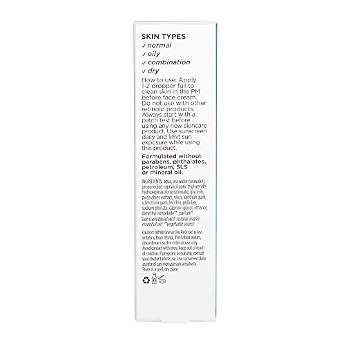 Pacifica Clean Shot Granactive Retinoid 5 Percent In Seawater Unisex, 0.8 Oz