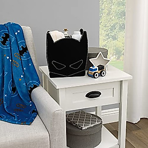 Warner Brothers Batman Shaped Felt Nursery Black Storage