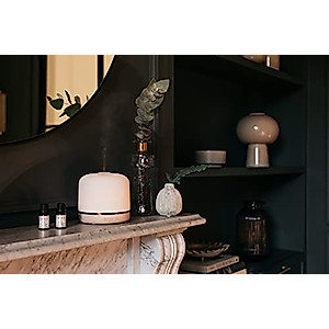 NEOM – Wellbeing Pod Luxe | Premium Ceramic Ultrasonic Essential Oil Diffuser, 350ml | Ceramic Cover, Remote Control, LED Light & Timer | Aromatherapy Diffuser | Home Fragrance…