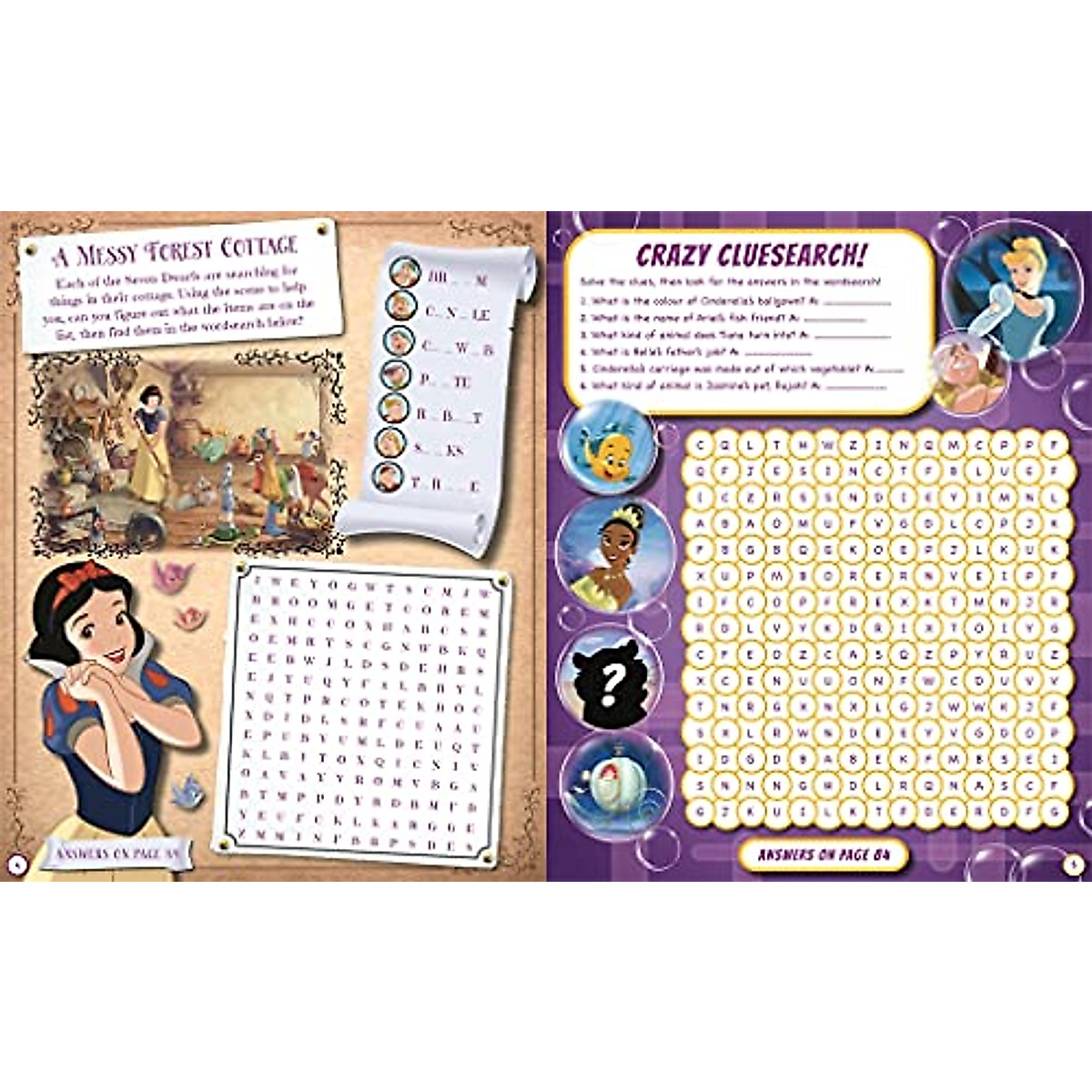 Disney Princess: 101 Wacky and Wonderful Wordsearches