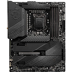 MSI MEG Z590 Unify Gaming Motherboard (ATX, 11th/10th Gen Intel Core, LGA 1200 Socket, DDR4, PCIe 4, SLI/CFX, M.2 Slots, Wi-Fi 6E)