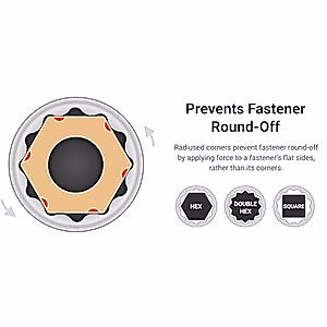 TEKTON 1/2 Inch Drive x 11 mm Deep 12-Point Socket | SHD23311