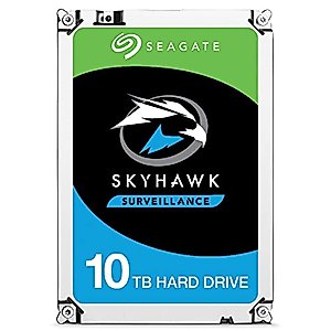 Seagate Skyhawk 8TB Surveillance Hard SATA 6Gb/s 256MB Cache 3.5-Inch Internal Drive-Frustration Free Packaging (ST8000VX0022)