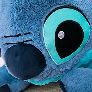 Stitch Plush Soft Toy, 25 inch Stuffed Animal, Cartoon Plush Pillow, Cute Soft Plush Doll, Christmas Birthday Easter Gift for All Ages - Toy Figure & Large Stitch Pillow