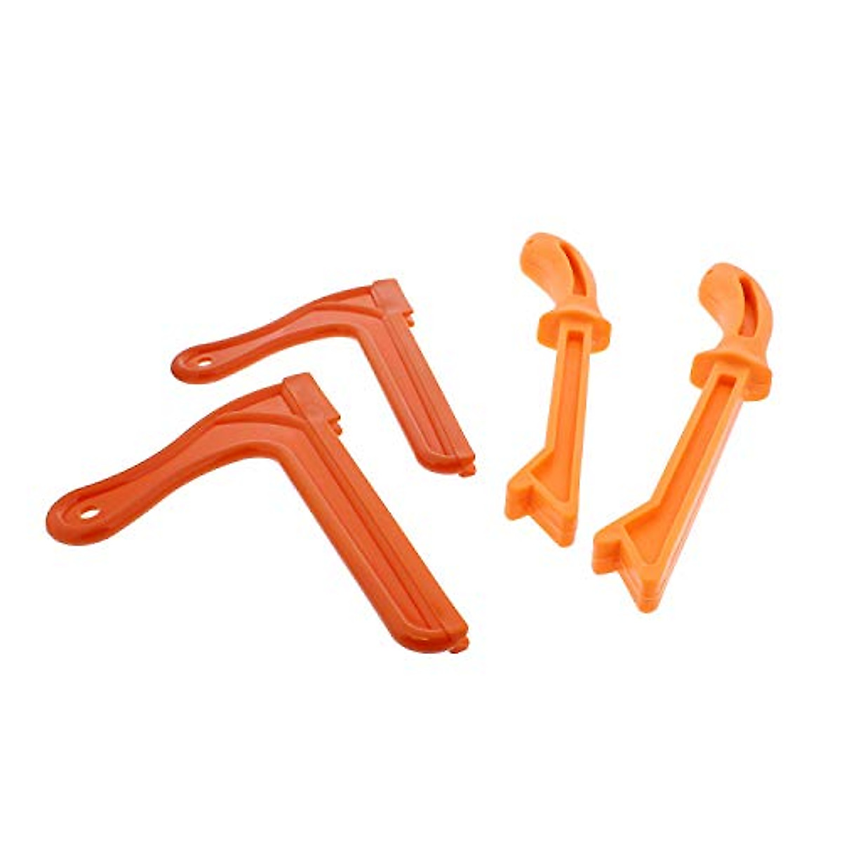 DCT 4 Pack Safety Push Sticks – Straight Table Saw Push Blocks and V Style Push Sticks Wood Working Push Stick Set