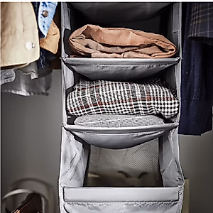 SKUBB Storage Organizer With 9 Compartments Dark Gray polyester/Polypropylene 8 ¾x13 ½x47 ¼ "