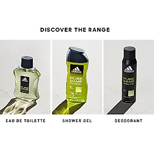 adidas Pure Game After Shave for Men, 3.4 fl oz