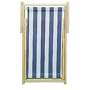 XJIAOYA Hanging Chair Beach Hanging Chair Set Terrace Leisure Chair Terrace Furniture Outdoor Lounger Beach Chair Wooden Folding Adjustable Frame