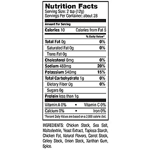 Kitchen Accomplice Reduced Sodium Chicken Broth Concentrate, 12 Ounce