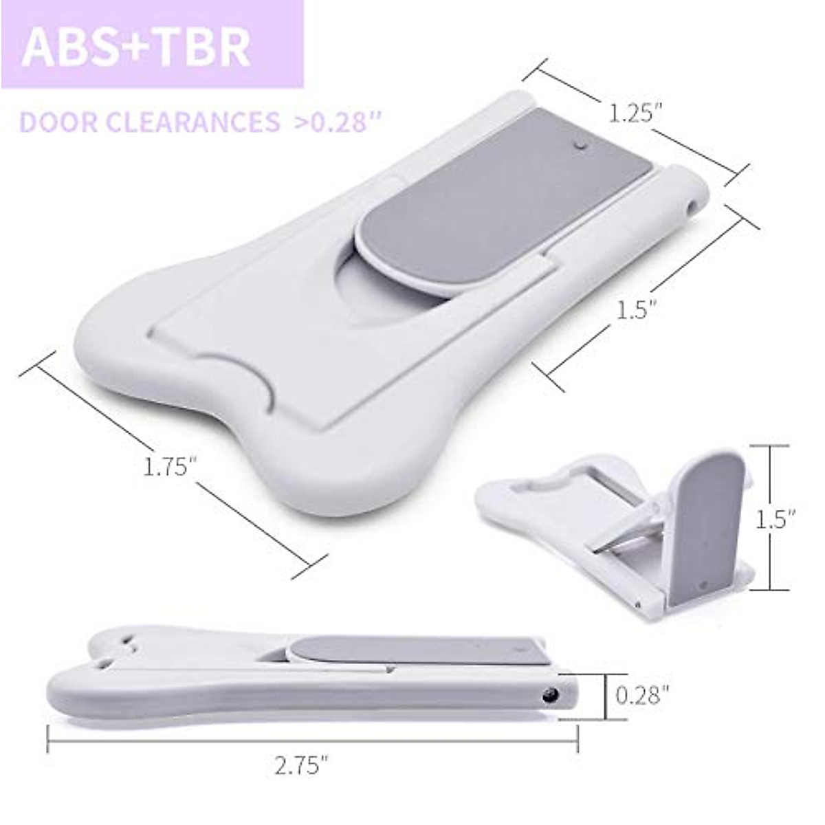 Sliding Glass Door Child Lock-GRANDOTO 4Pack Baby Proofing Home Guard Safety Locks & Toddler Children Proof Security Locking Kits for Window,Wardrobe,Closet,Patio,Shower,Barn,Kitchen Doors Slide Glass