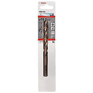 Bosch 2608585865 Metal Drill Bit Hss-Co 10, 2mmx3.43inx5.24In