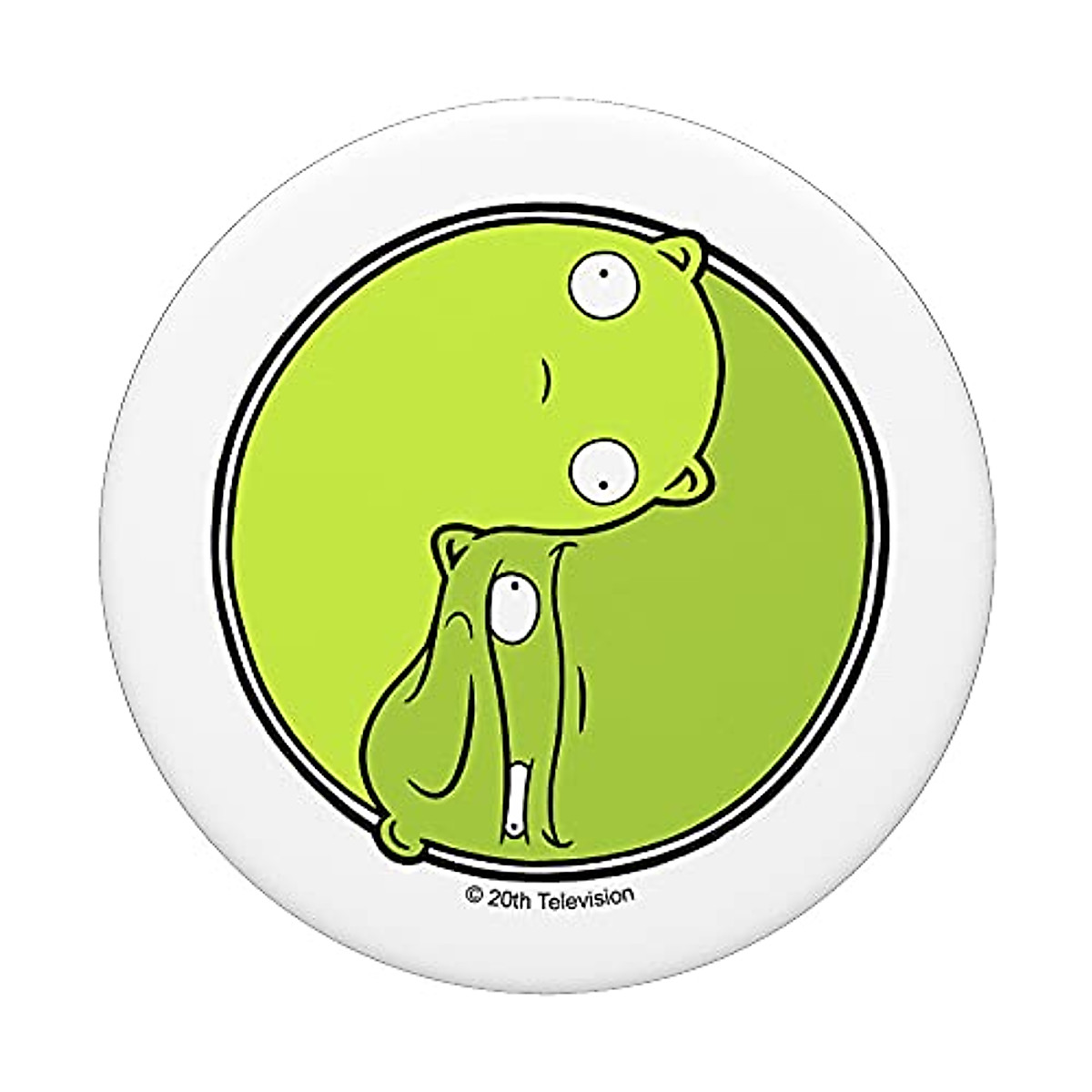 Bob’s Burgers Kuchi Kopi and Melted Kopi Yin Yang PopSockets Swappable PopGrip