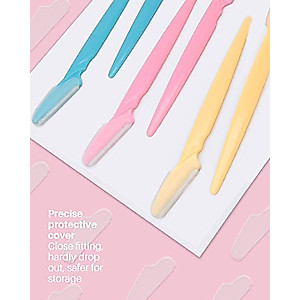 Eyebrow Razor for Women, 30 Pcs Dermaplane Razor for Women Face, Multipurpose Face Razors for Women and Men by MoHern