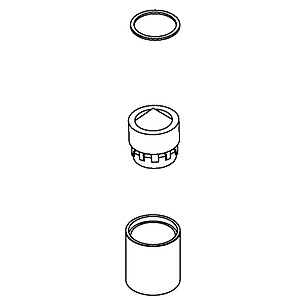 KOHLER 1106716-CP Genuine Part, Polished Chrome